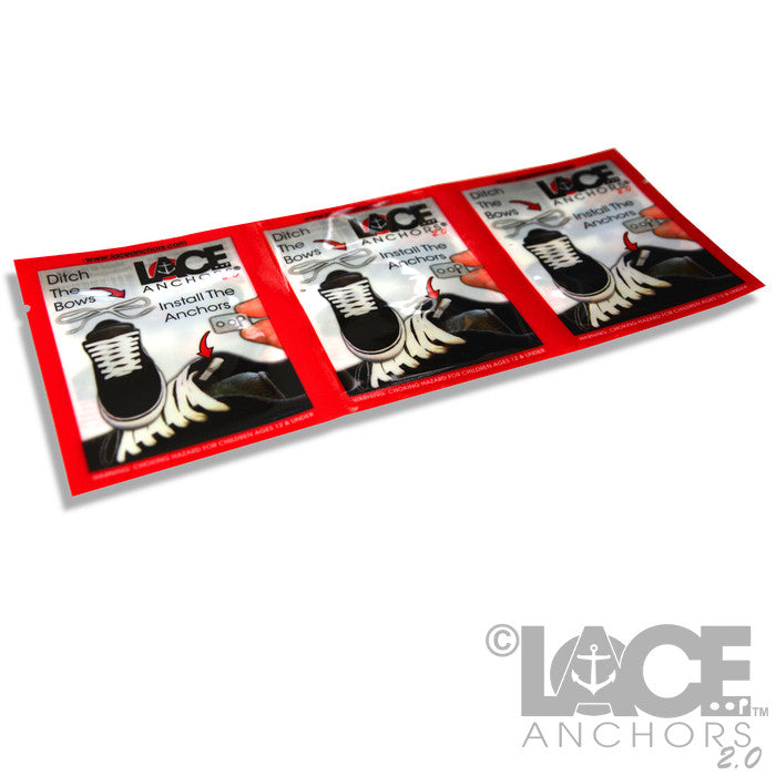 3-Pack Lace Anchors® 2.0 - LaceAnchors®